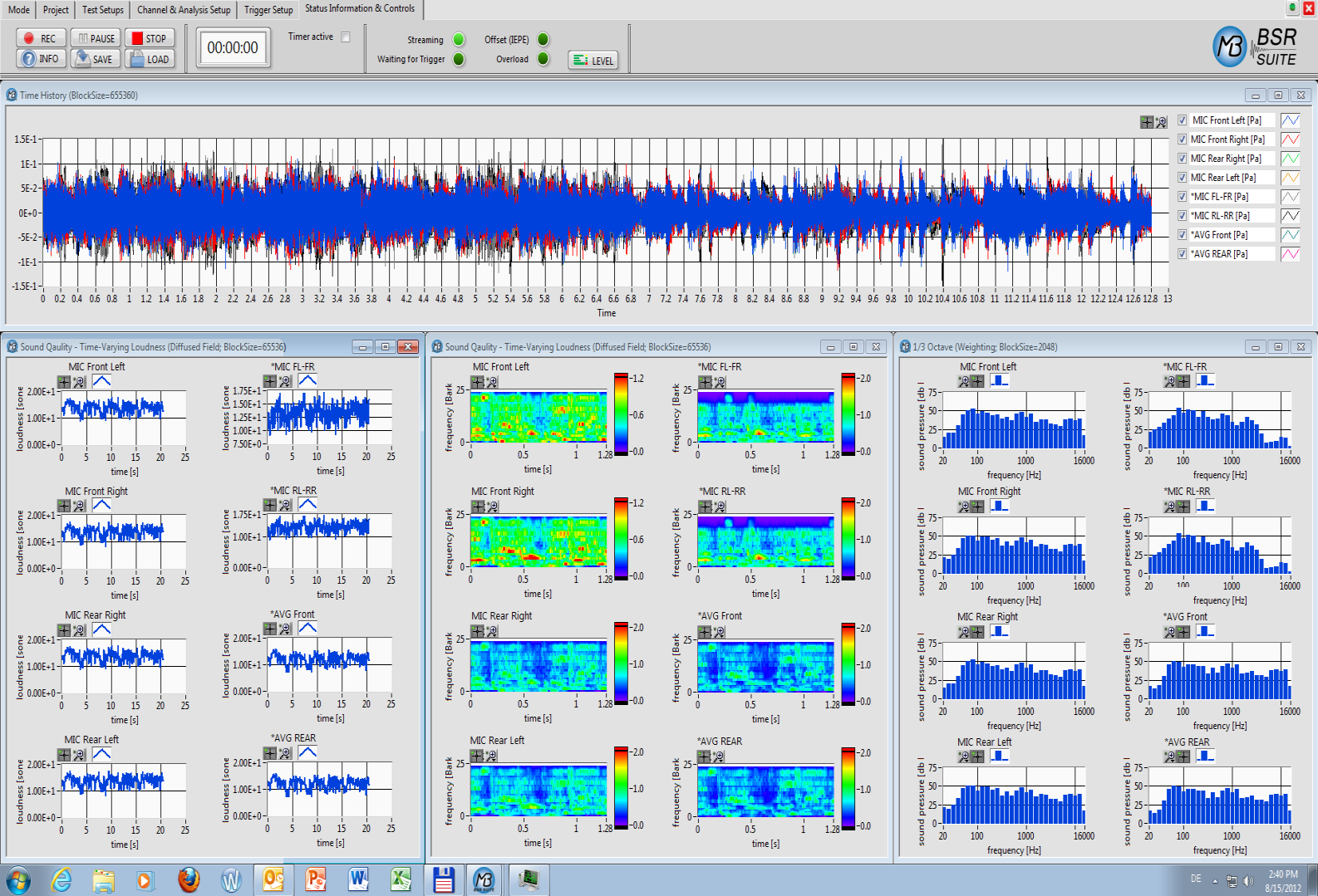 BSR SUITE - Measurement system for Squeak & Rattle testing