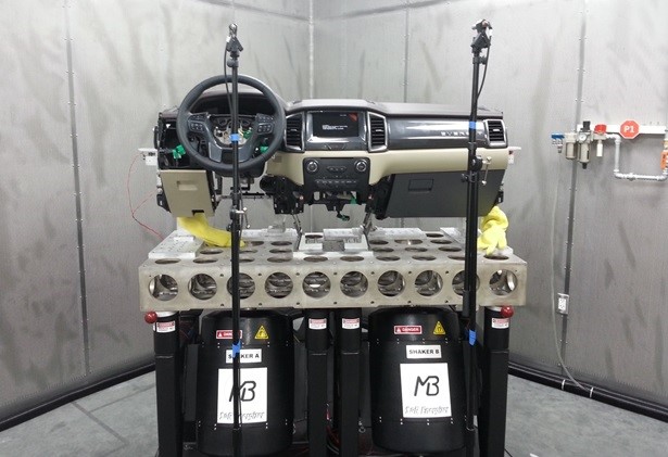 Squeak & Rattle Prüfstände für Fahrzeuge & Komponenten